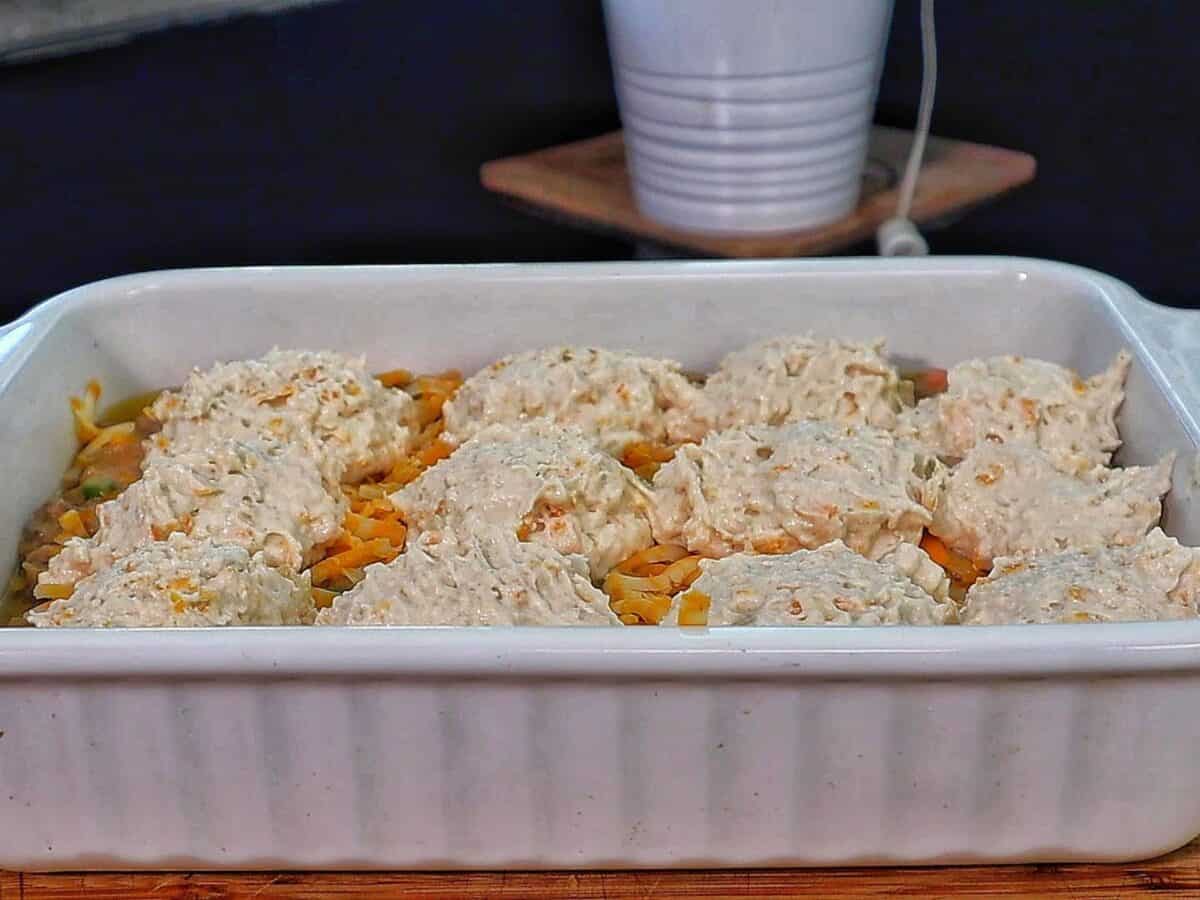 Cheddar Bay Ground Beef Cobbler - I JUST COOK A LOT