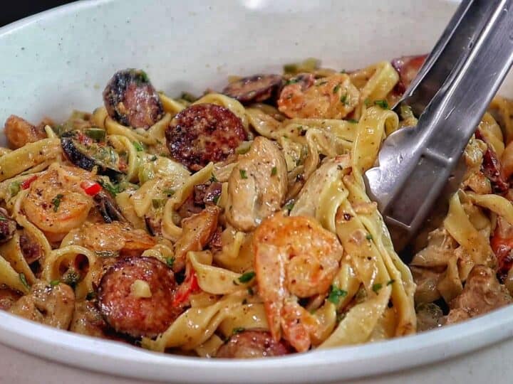Creamy Jambalaya Pasta - I JUST COOK A LOT